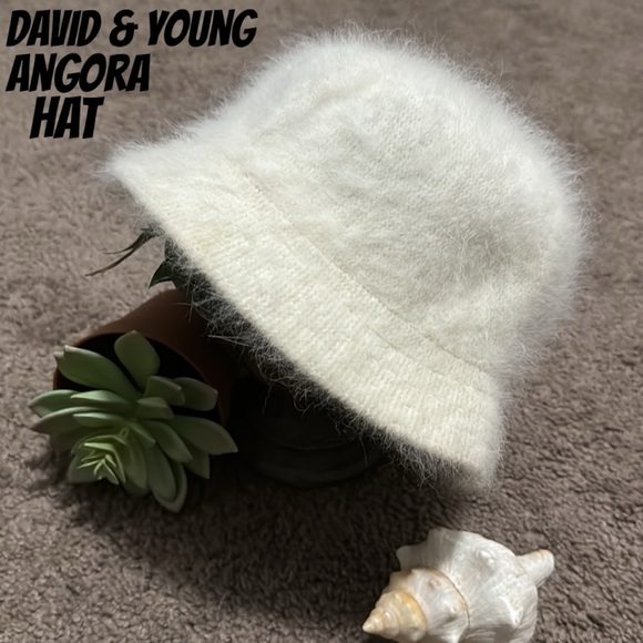 David and Young | Accessories | David And Young Angora Hatcreamosfm ...